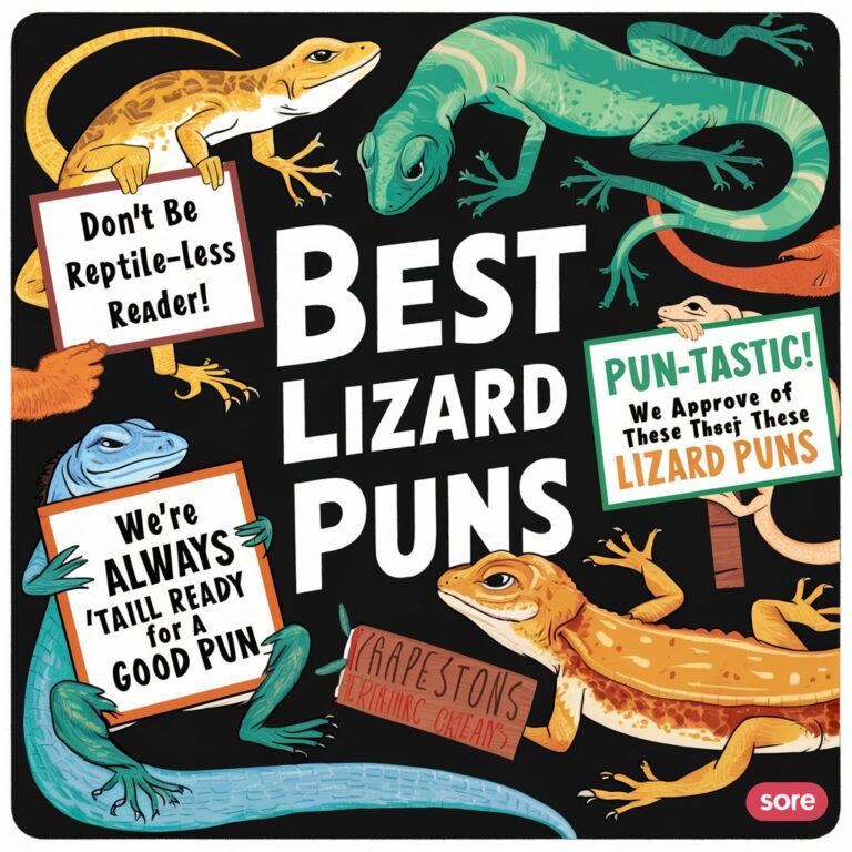 125+ Lizard Puns: Jokes And One-Liners