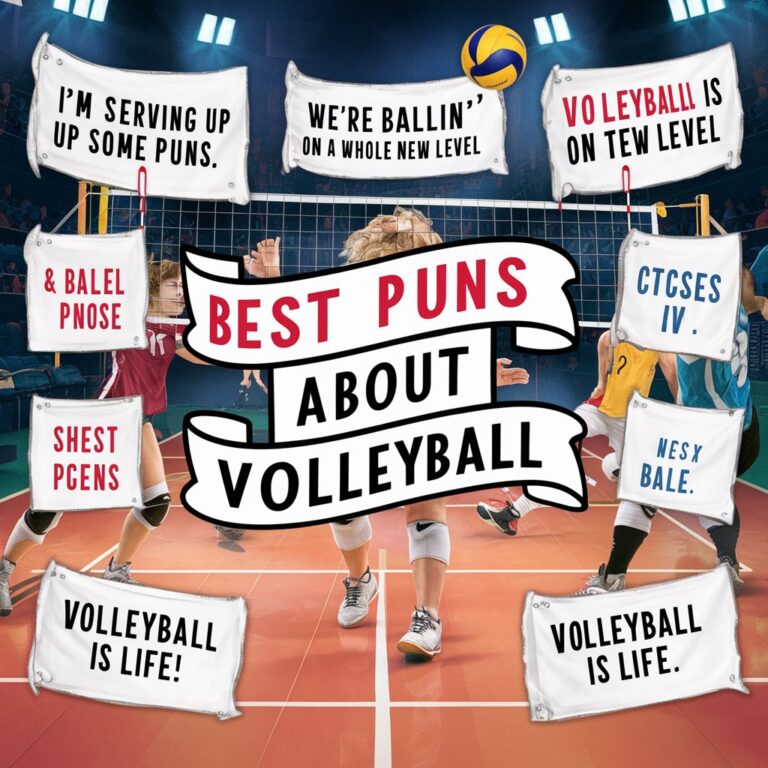 285+ Hilarious Volleyball Puns, Jokes And One-Liners