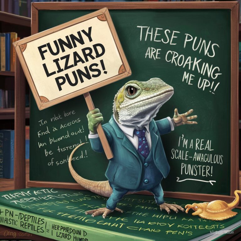 125+ Lizard Puns: Jokes And One-Liners