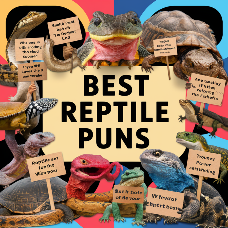 100+ Reptile Puns: Jokes And One-Liners