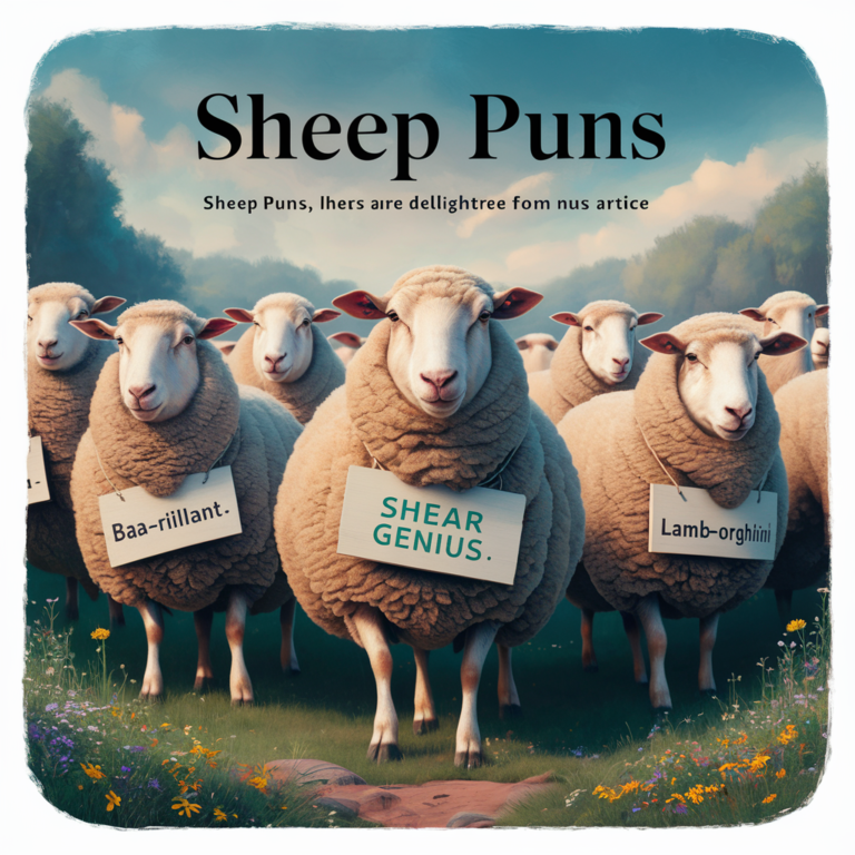 180+ Sheep Puns: Jokes And One-Liners